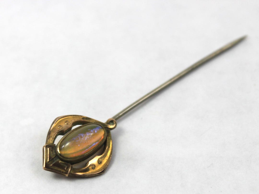 Antique Opal Stick Pin Art Nouveau - Etsy