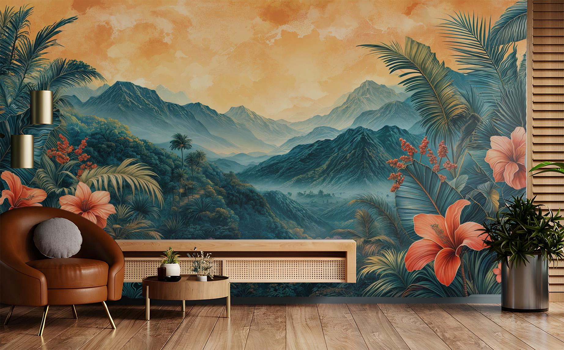 Hawaiian Paradise Wallpaper | Peel&stick and Traditional Wallpaper ...