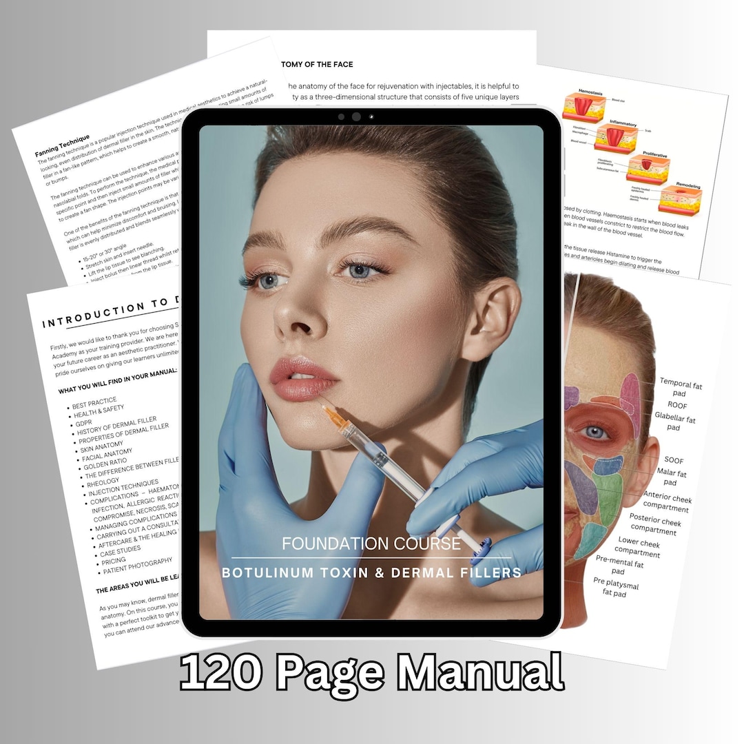 Foundation Botox & Dermal Filler Manual | Essential Training Guide for ...