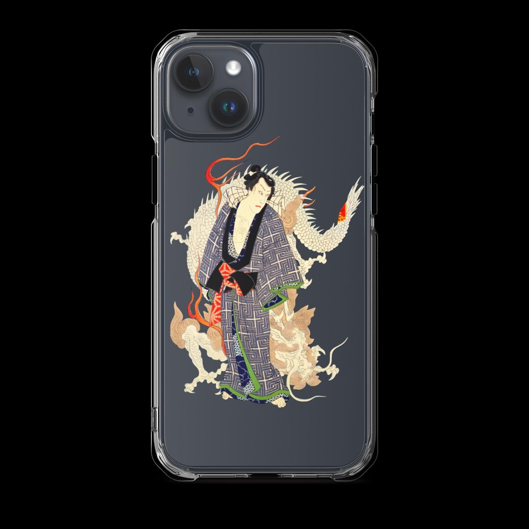 Ukiyoe Japanese iPhone Case: Ninja Samurai Dragon Art - Etsy