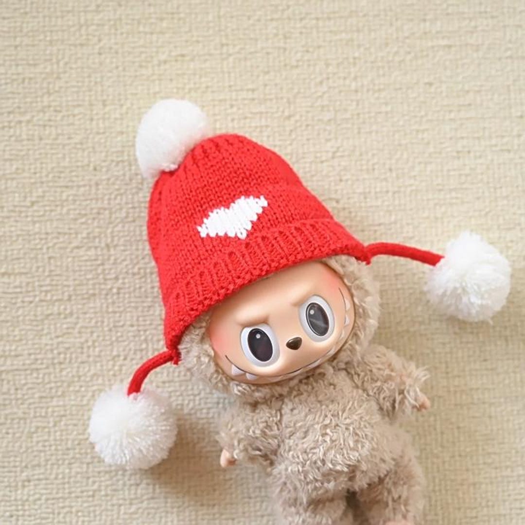 Labubu Clothes - No Labubu Doll Included Pompom Ball Beanie - Etsy