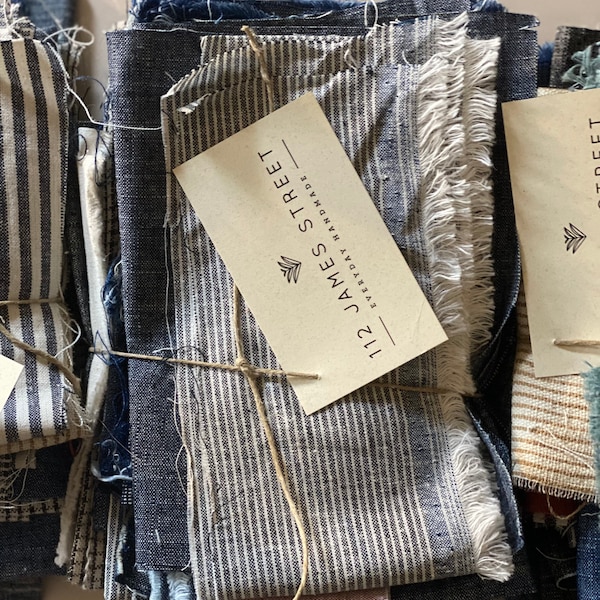 Scrap Blue Fabric - Etsy