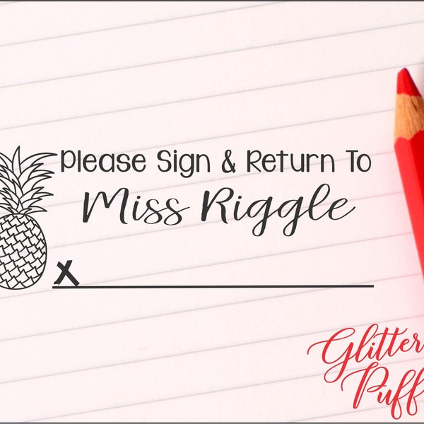 Teacher Stamp - Etsy