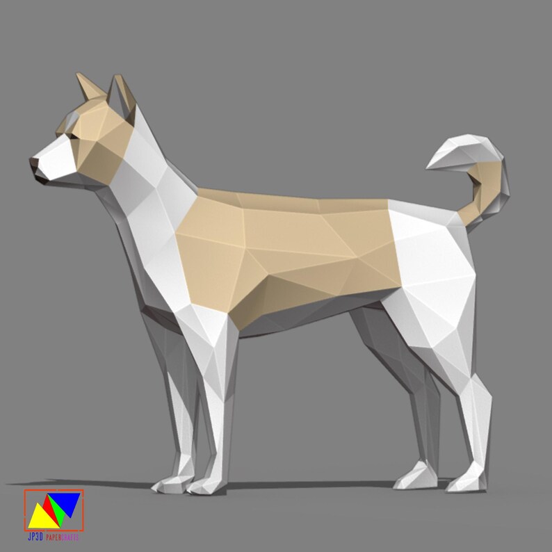 ALOKA the Peace Dog Papercraft, Digital Template, Pdf Download, Low ...
