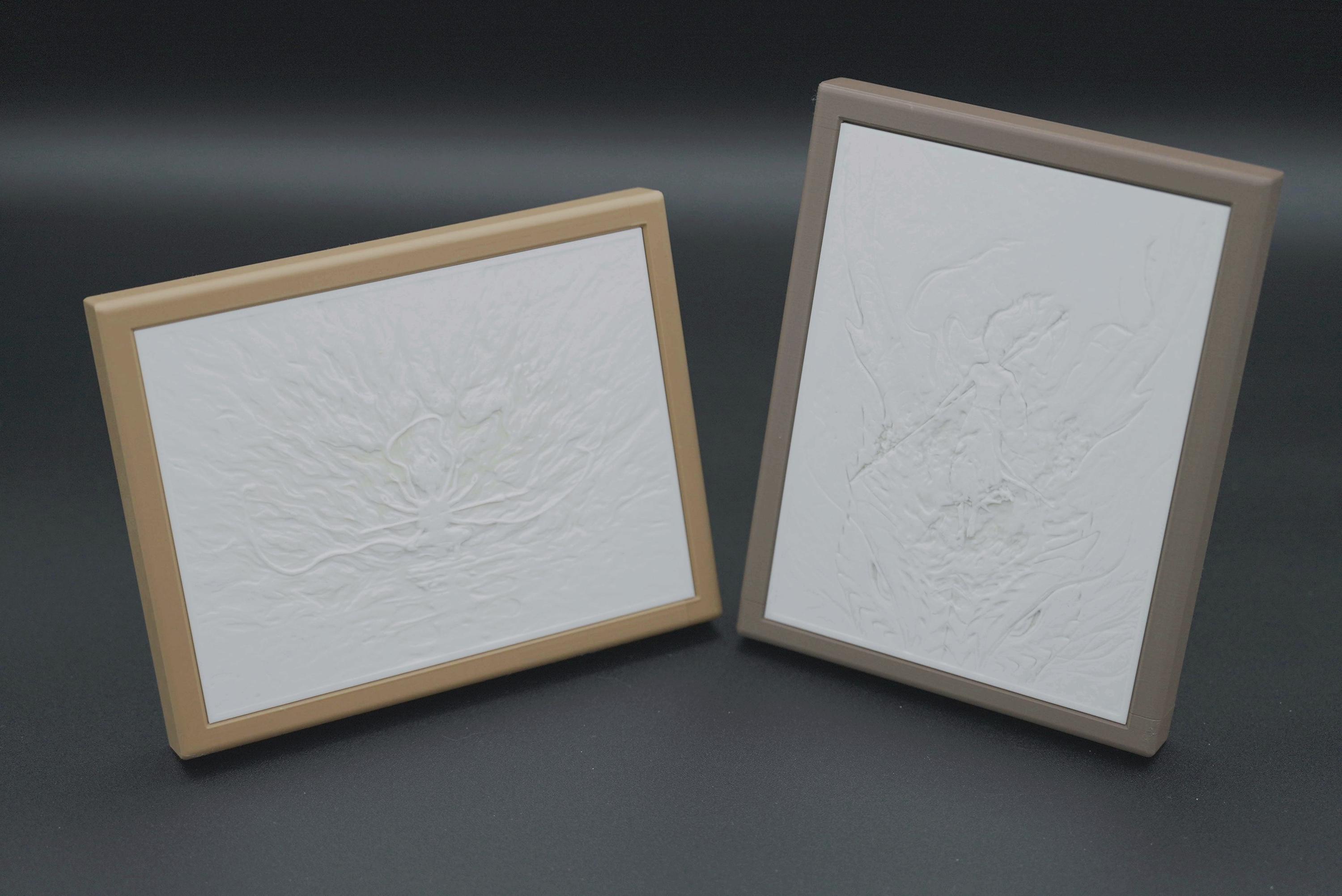 Personalized 3D Print CMYK Color Lithophane Set - Etsy