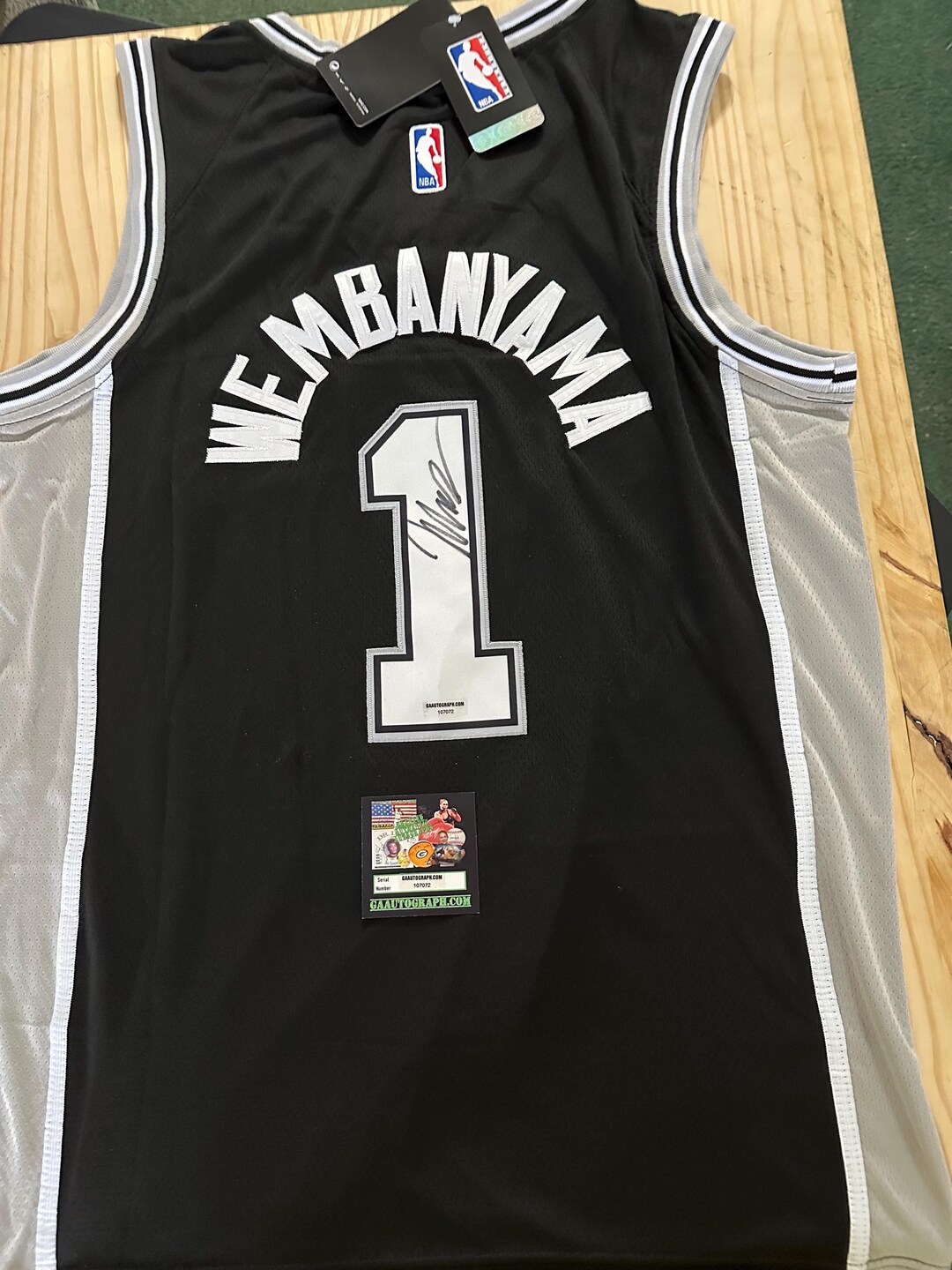 Victor Wembanyama Signed San Antonio Spurs Autographed Nike Basketball ...