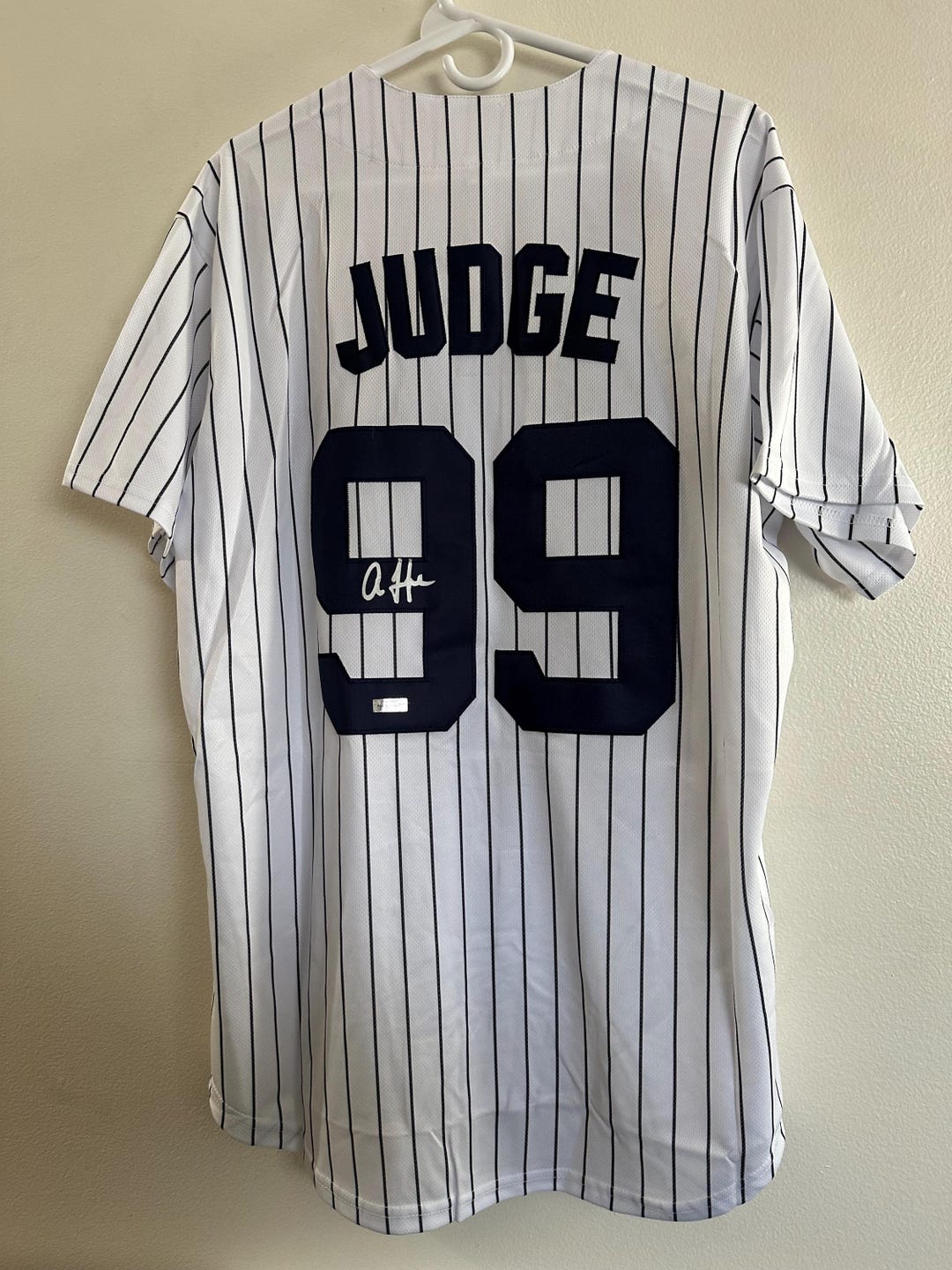 Aaron Judge Signed New York Yankees Autographed Pinstriped Custom ...