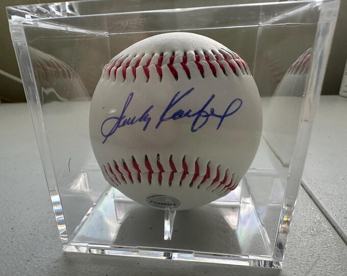 Sandy Kofax Signed LA Los Angeles Dodgers/brooklyn Dodgers Autographed ...