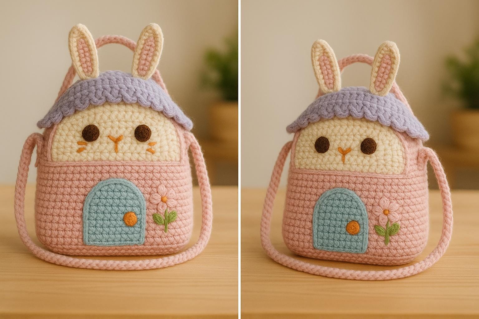Handmade Crochet Bunny Bag for Kids – Cute Animal Purse | Faifat ...