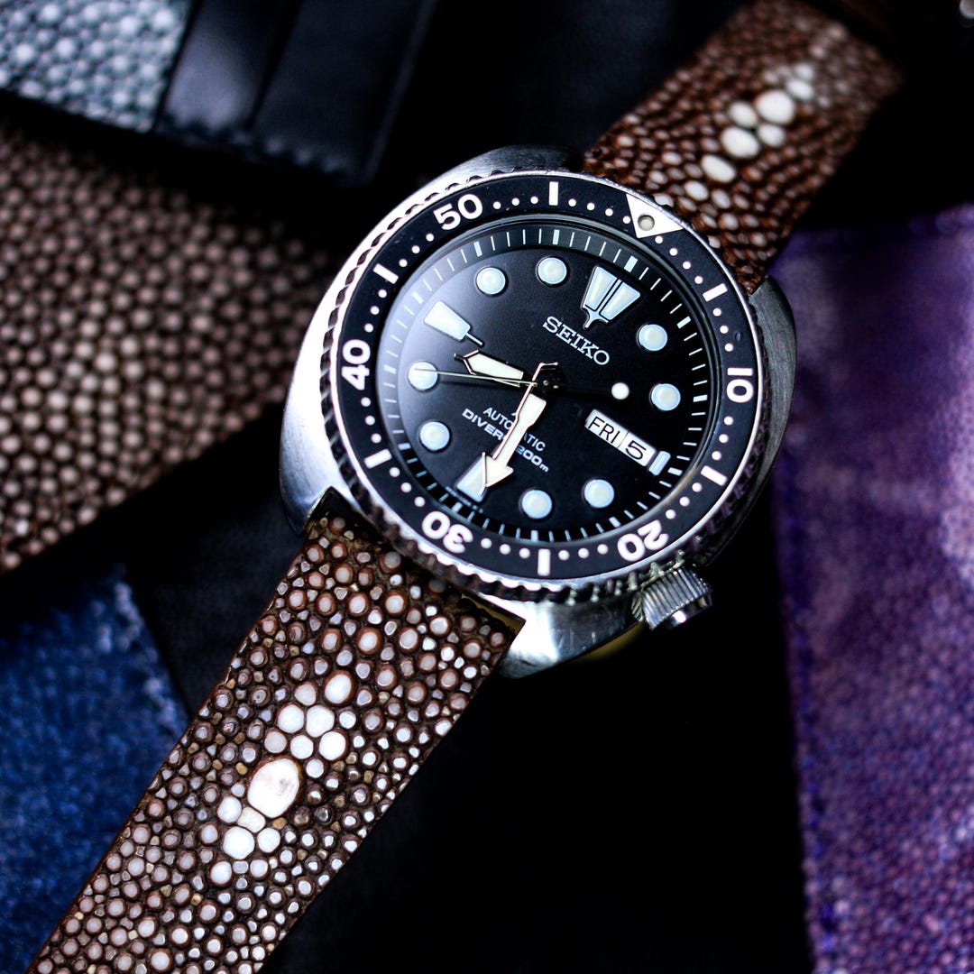 Handmade Stingray Skin Watch Strap 