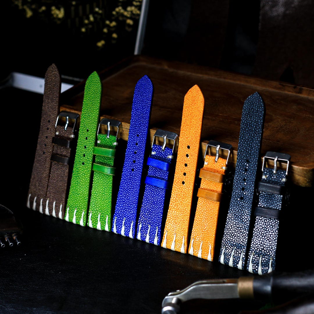 Handmade Stingray Skin Watch Strap 