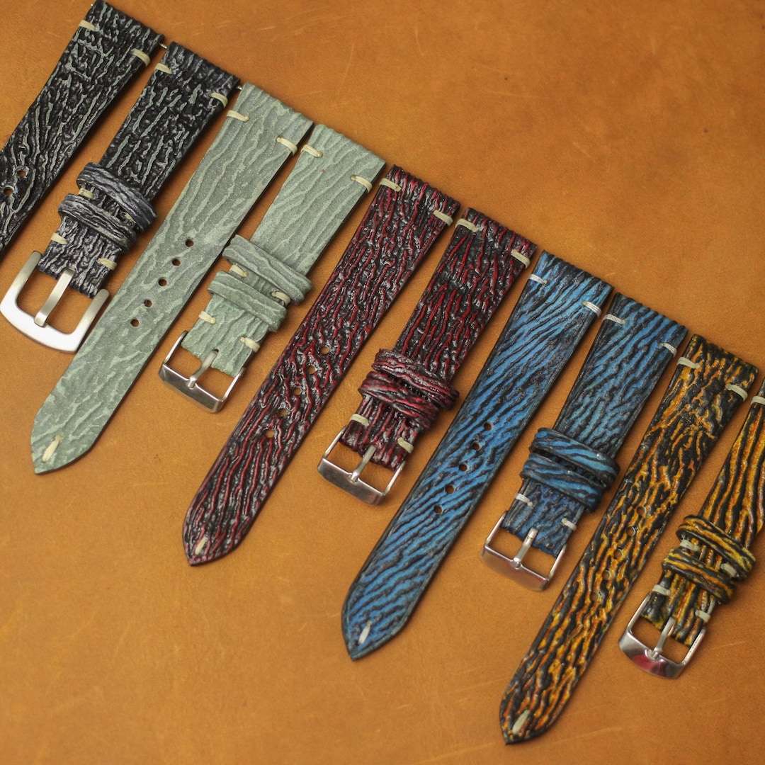 Handmade Shark Skin Watch Strap "breathe of the Ocean" Series - Etsy