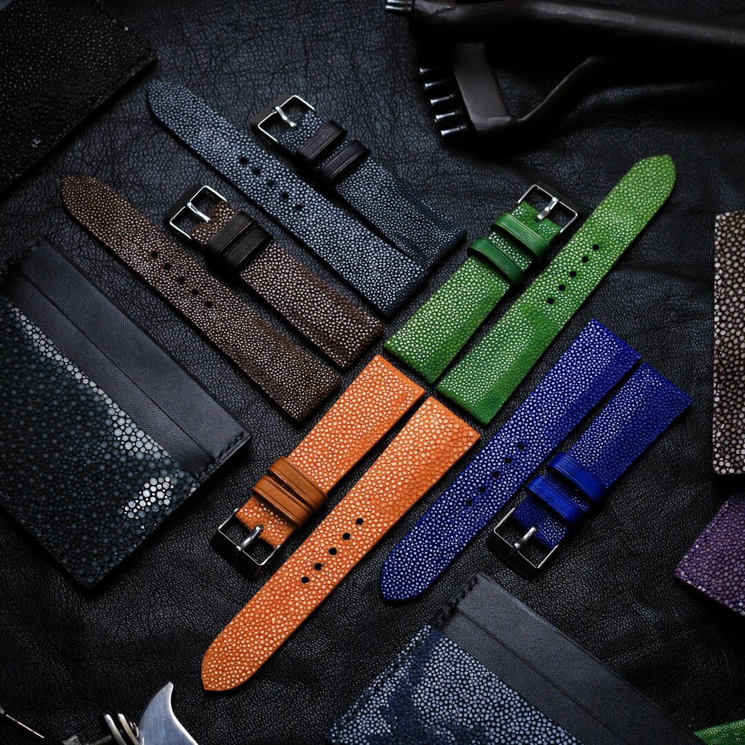 Handmade Stingray Skin Watch Strap 