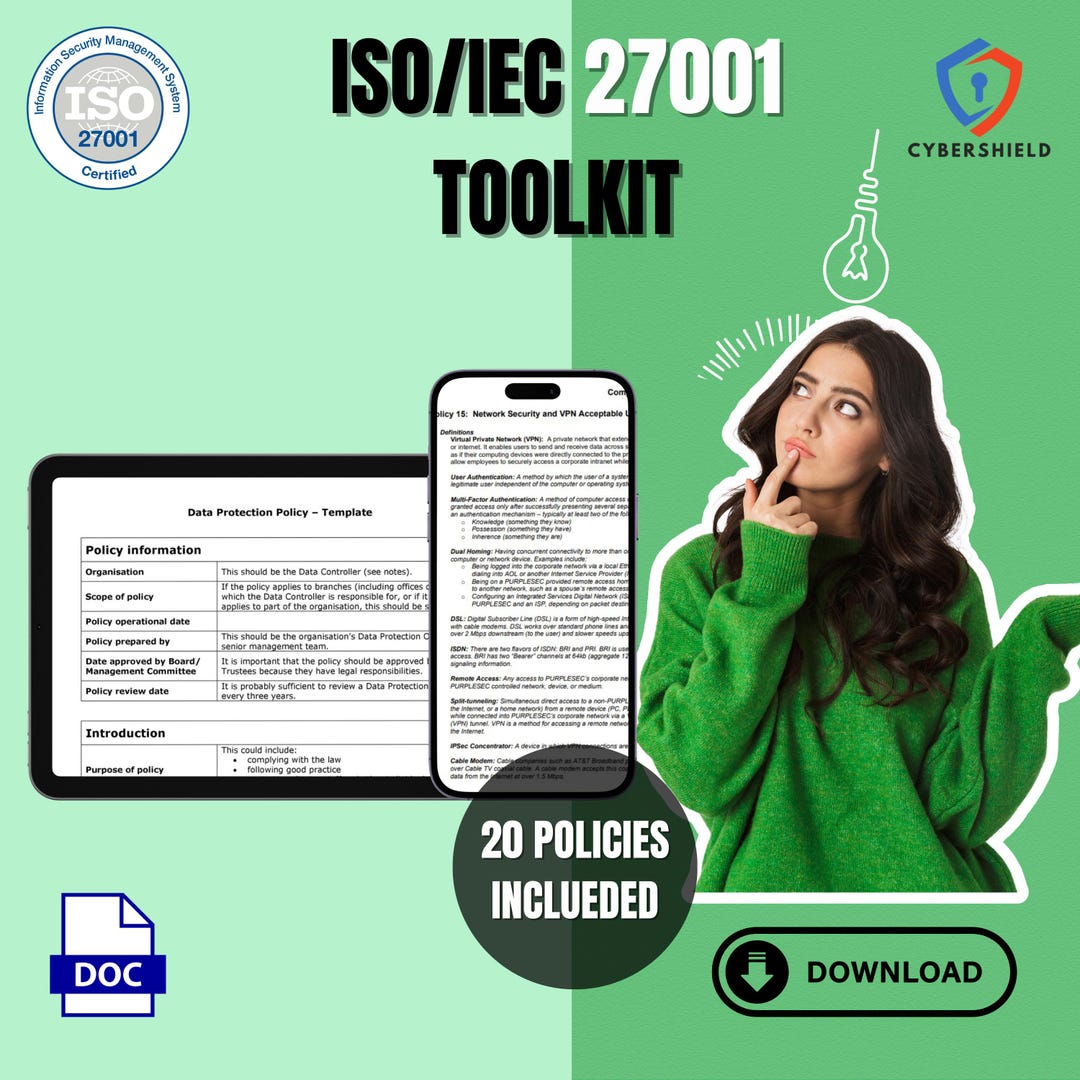 ISO/IEC 27001 Policy Bundle - ISMS Information Security Templates ...