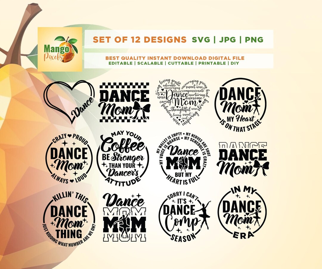 Dance Lover SVG Bundle: Dance Team Clipart (digital Download) - Etsy