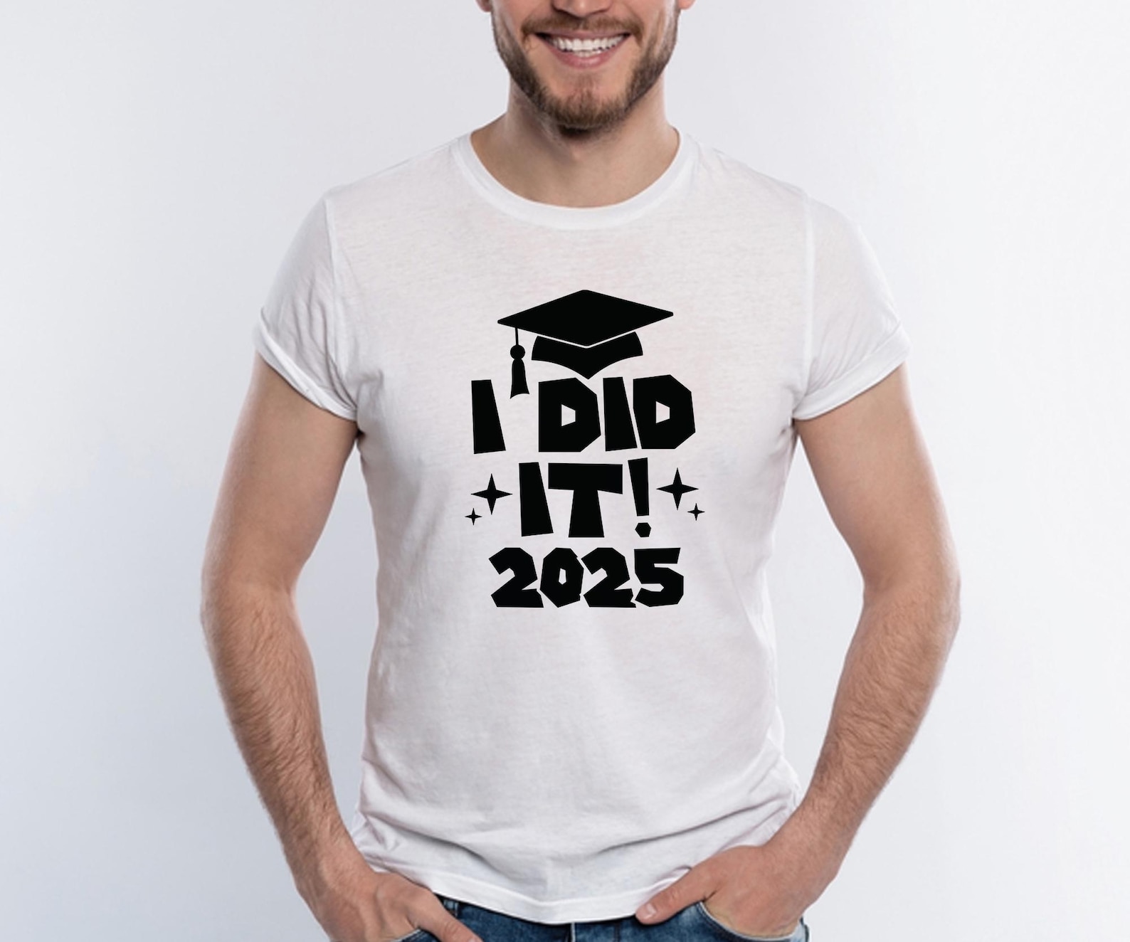 I Did It Graduation 2025 SVG: Cricut & Silhouette Cut File (digital ...