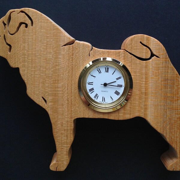Pug Clock - Etsy