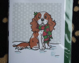Cavalier King Charles Spaniel Christmas Cards - Etsy