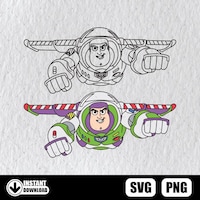 Buzz Lightyear Laser Blast SVG - Lightyear SVG - Cricut Silhouette ...