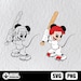 Mickey Baseball Svg, Mickey Svg, Baseball Svg, Baseball Sport Svg, Svg ...