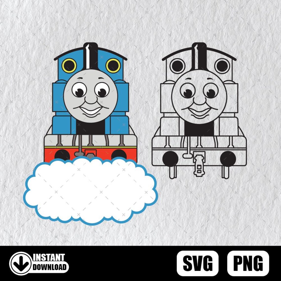 Train Svg, Locomotive Svg - Locomoti9ve Thomas Svg, Train Png Instant ...