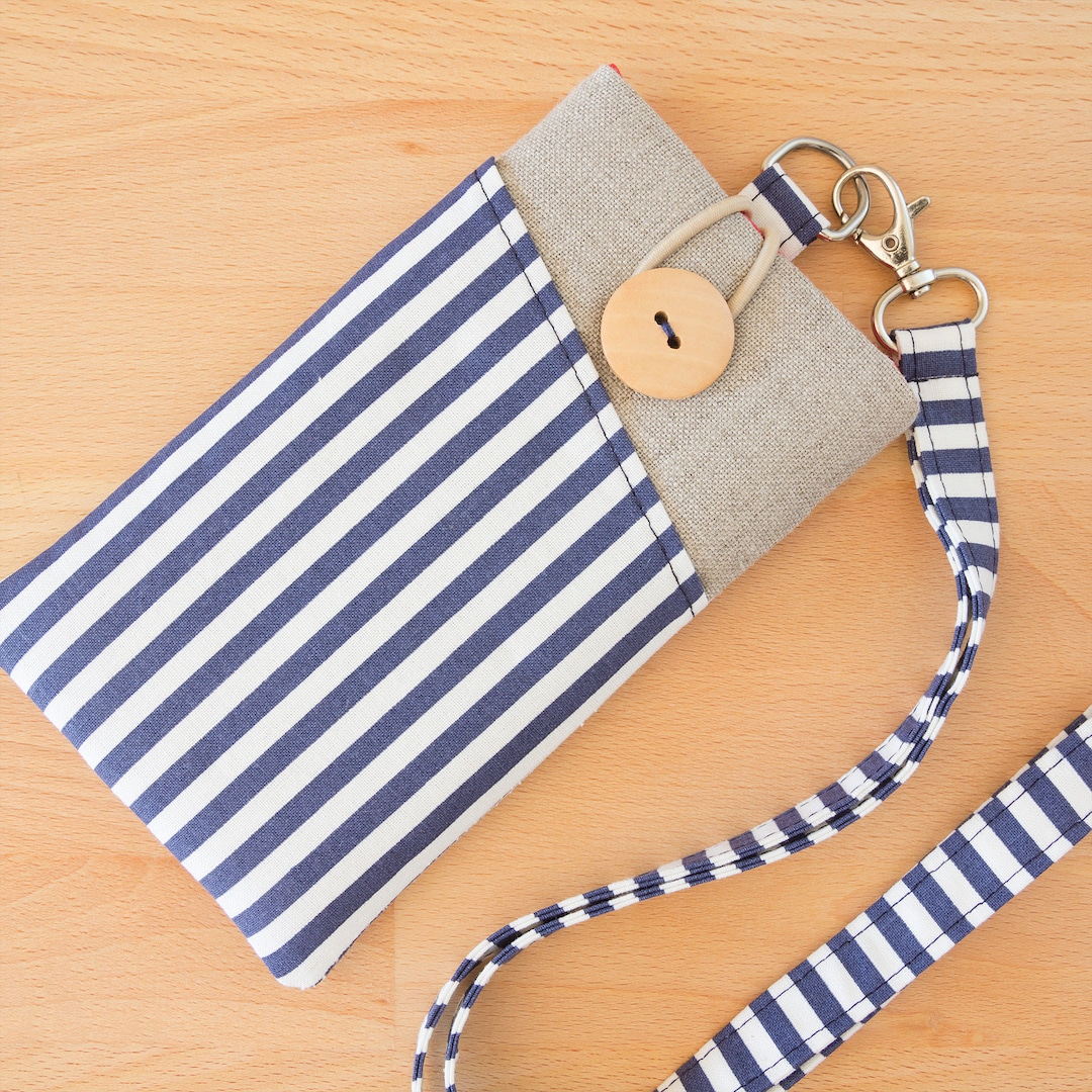 Cotton Padded Phone Sleeve: Samsung Galaxy Case With Lanyard - Etsy