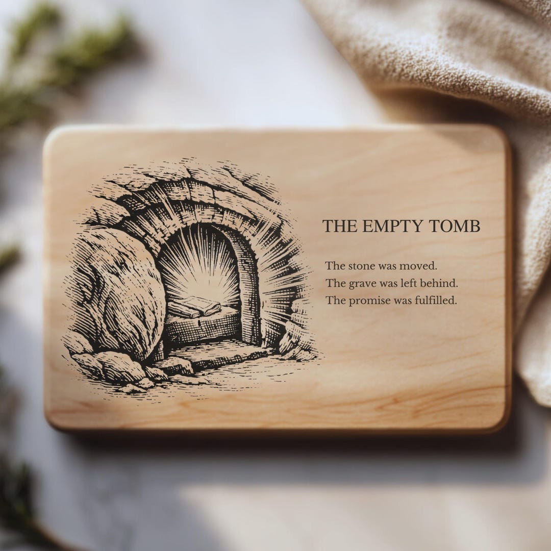 Empty Tomb SVG | He is Risen Easter SVG | Christian Resurrection Cut ...