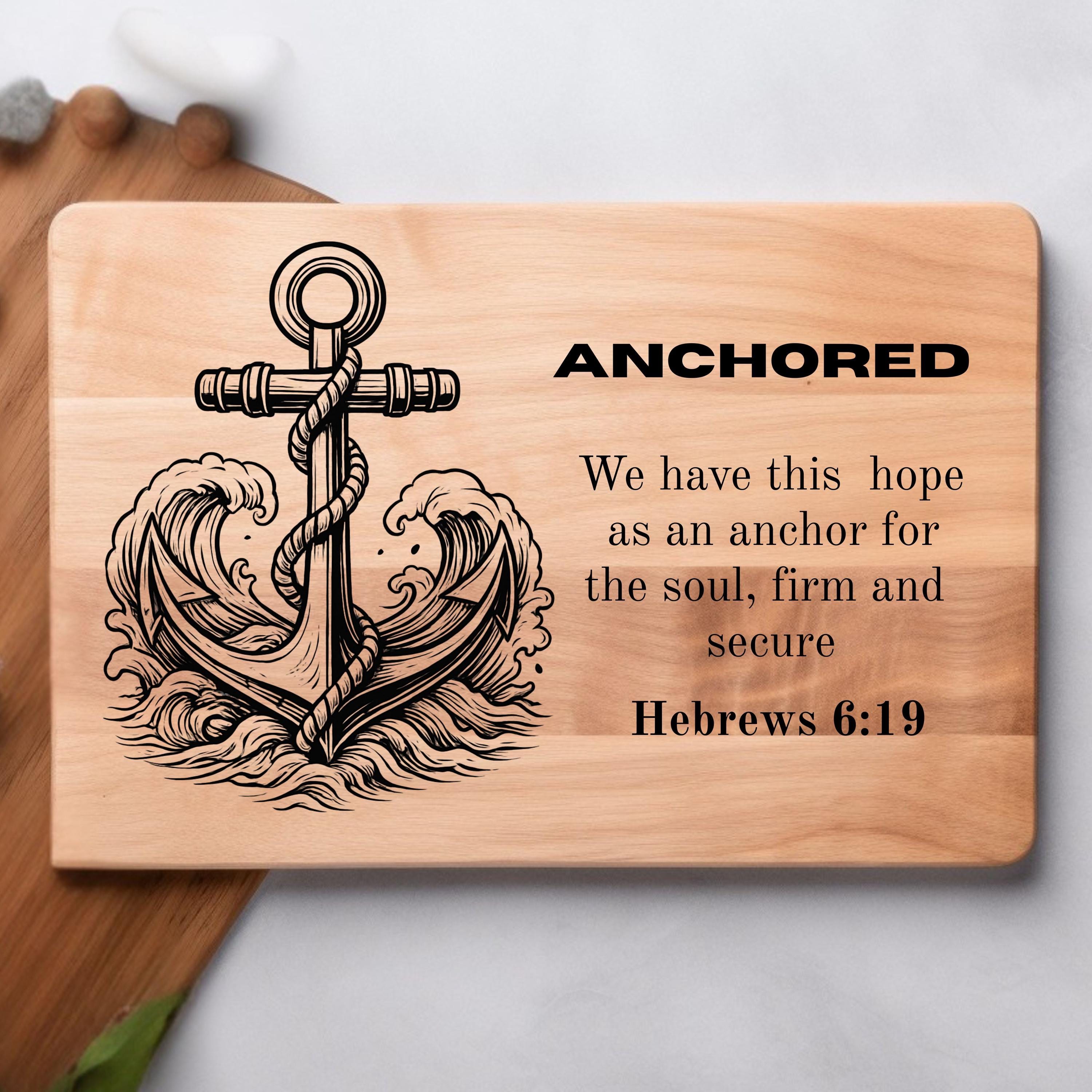 Anchor SVG Hebrews 6:19 | Hope Anchors the Soul Bible Verse SVG ...