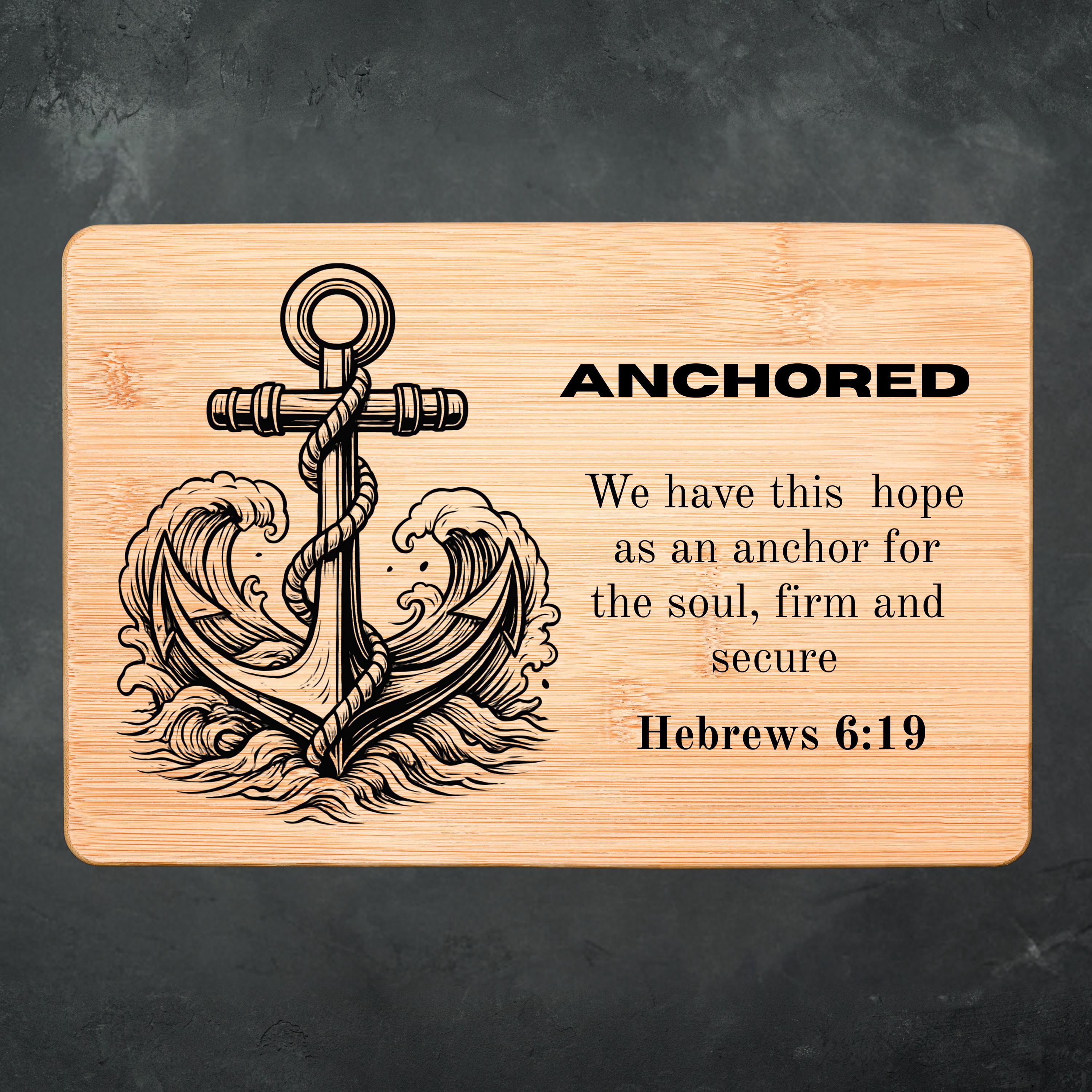 Anchor SVG Hebrews 6:19 | Hope Anchors the Soul Bible Verse SVG ...