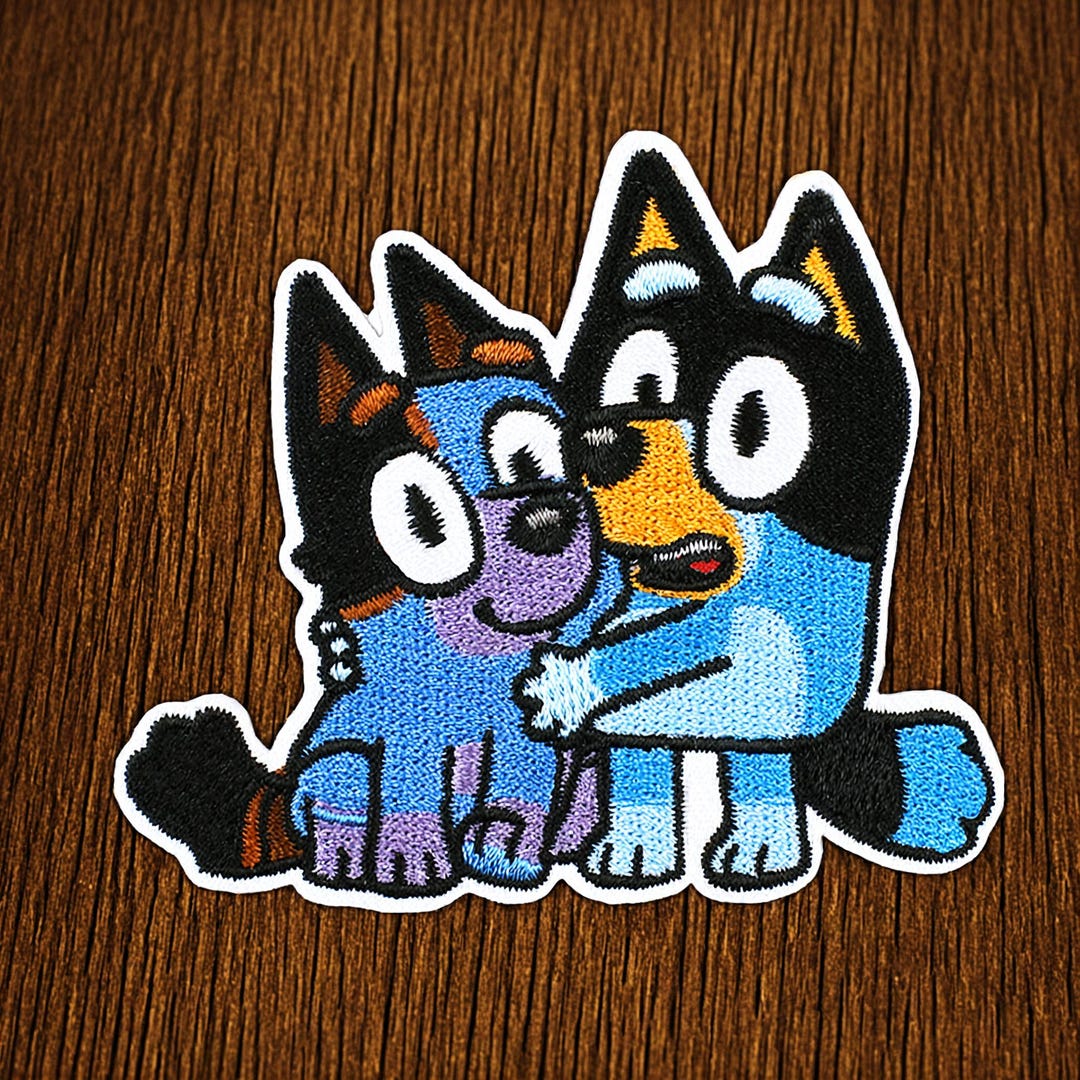 Bluey and Bingo Iron on Patch - Etsy