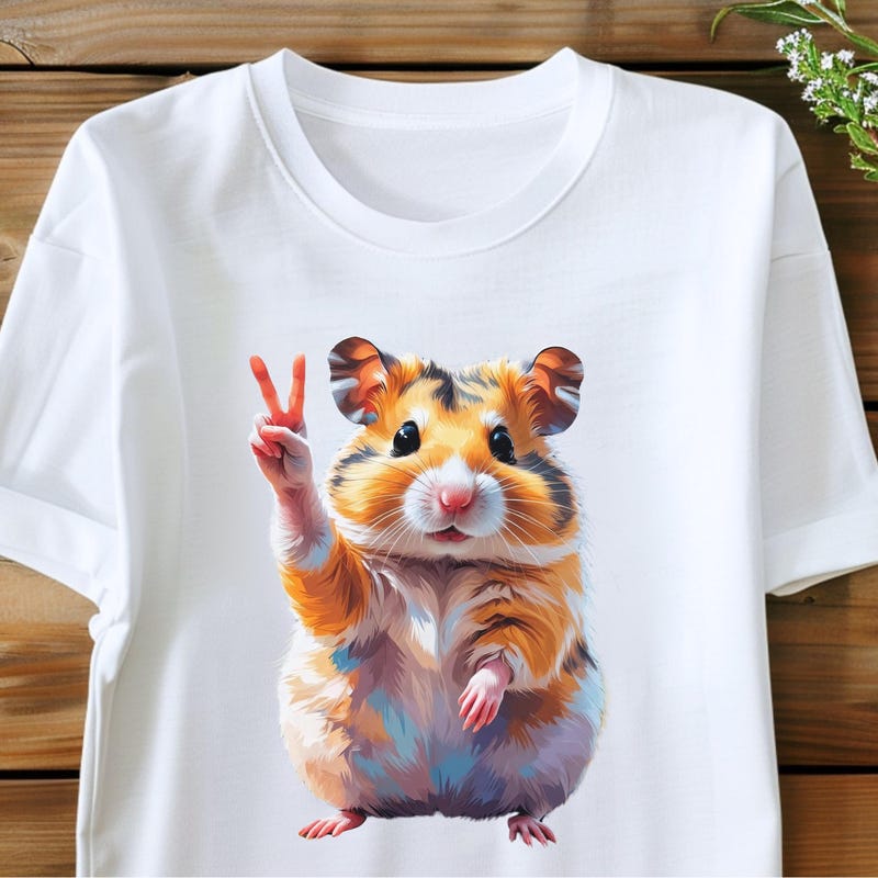 Hamster Peace Sign - Etsy