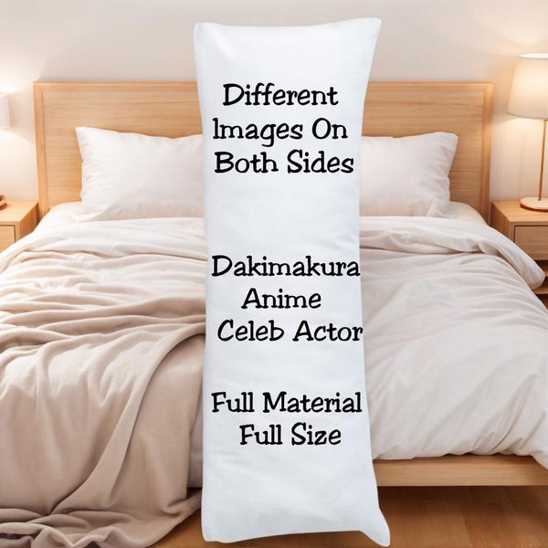Custom Body Pillow - Etsy