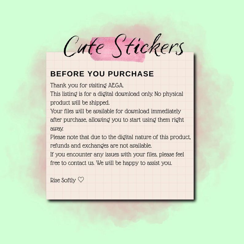 Matcha Cute Digital Stickers for Journal 25 Aesthetic Matcha Digital ...