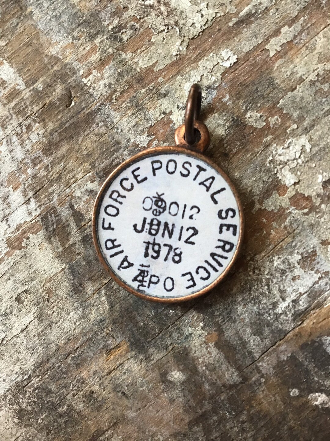 Air Force Postal Service Vintage Postmark Pendant - Etsy