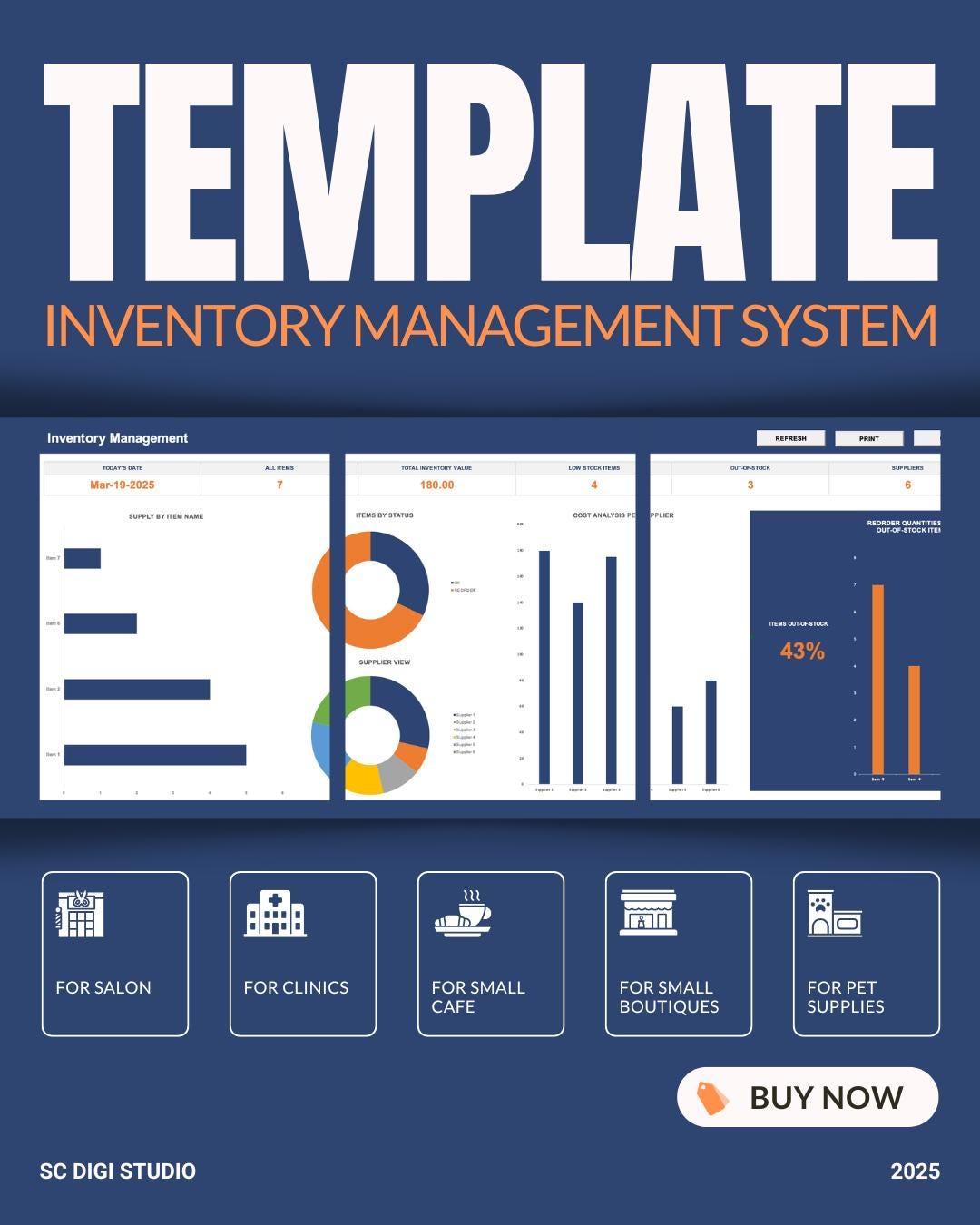 Inventory Management System Excel Template With Step-by-step Guide ...