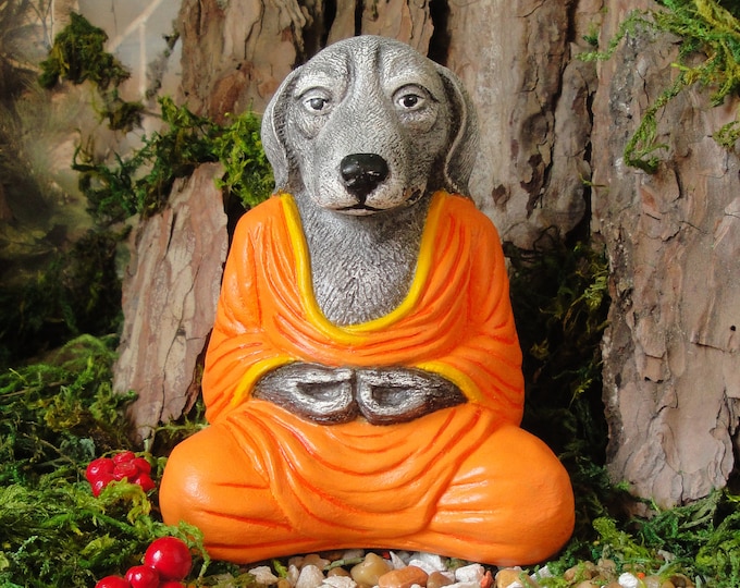 Dog Buddha, Zen Buddha Garden, Buddha Sculpture, Zen Garden, Spiritual ...