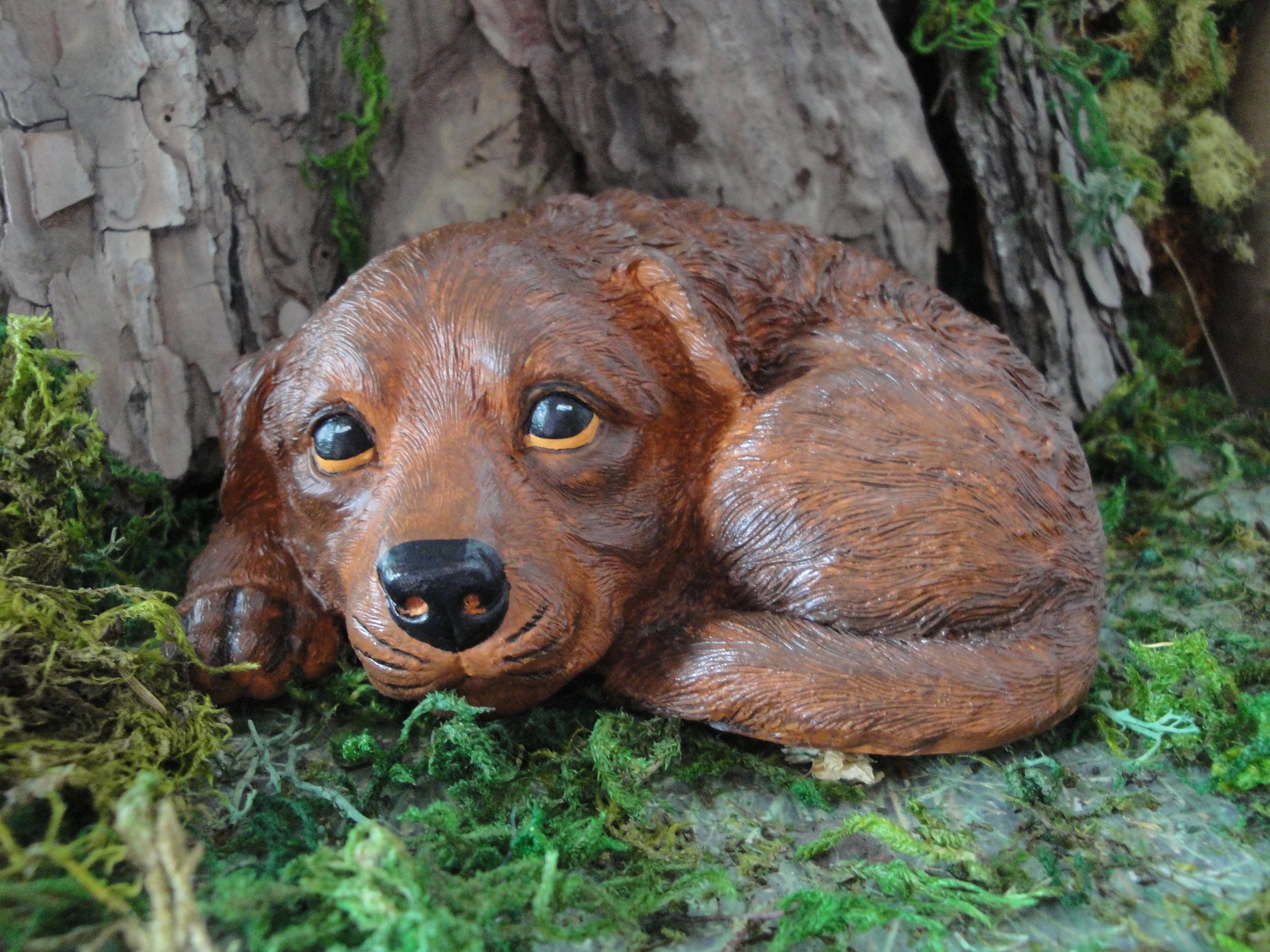 Puppy Dog Golden Retriever or Labrador Retriever Hand Cast and | Etsy