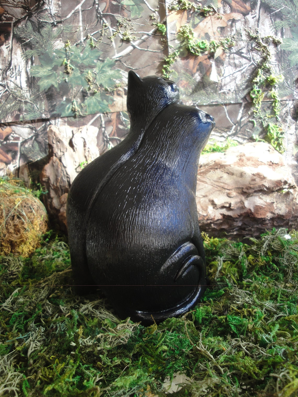 Gorgeous Black Cat Statue for Cat Memorial Statue or a Gift - Etsy