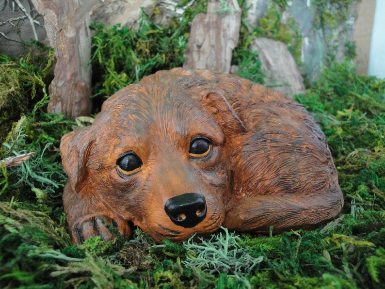 Puppy Dog Golden Retriever or Labrador Retriever Hand Cast and | Etsy