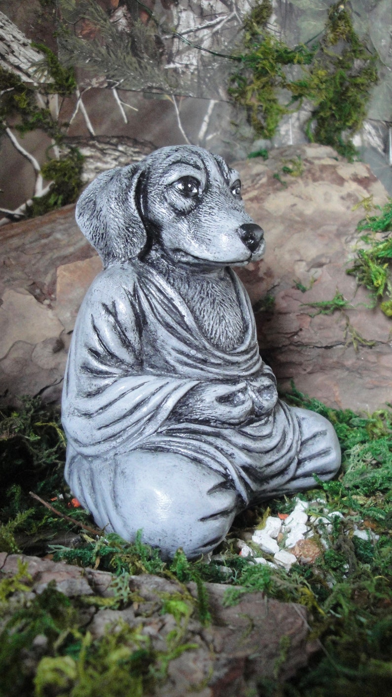 Buddha Dog for Your Spiritual Zen Meditation Garden or Statue | Etsy