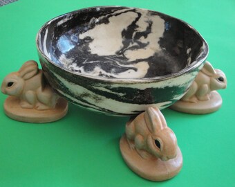 Black Rabbit Pot Feet/risers to Add to Your Garden Decor and | Etsy