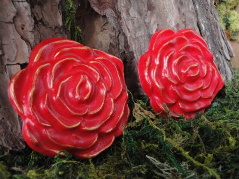 Rose Pavers to Add to Your Garden Decor and Large Garden Fairy | Etsy