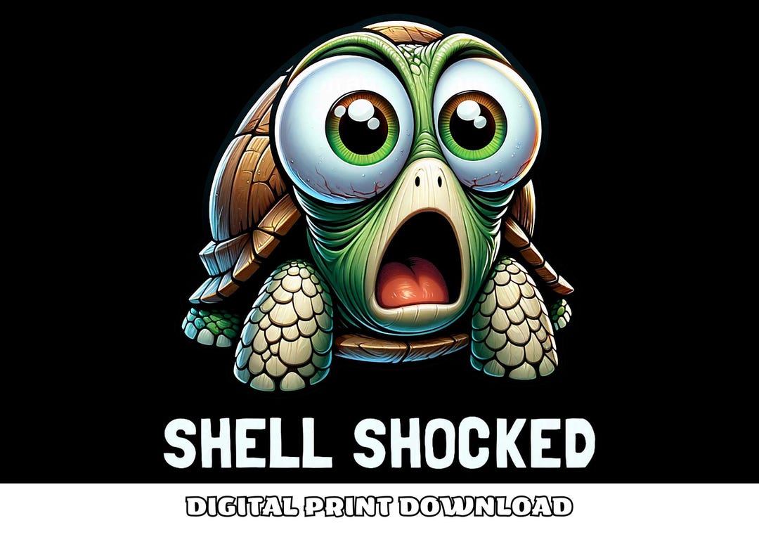 File PNG Turtle Shell Shocked - Etsy