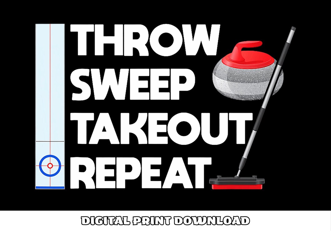 File PNG Throw Sweep Take Out and Repeat - Etsy