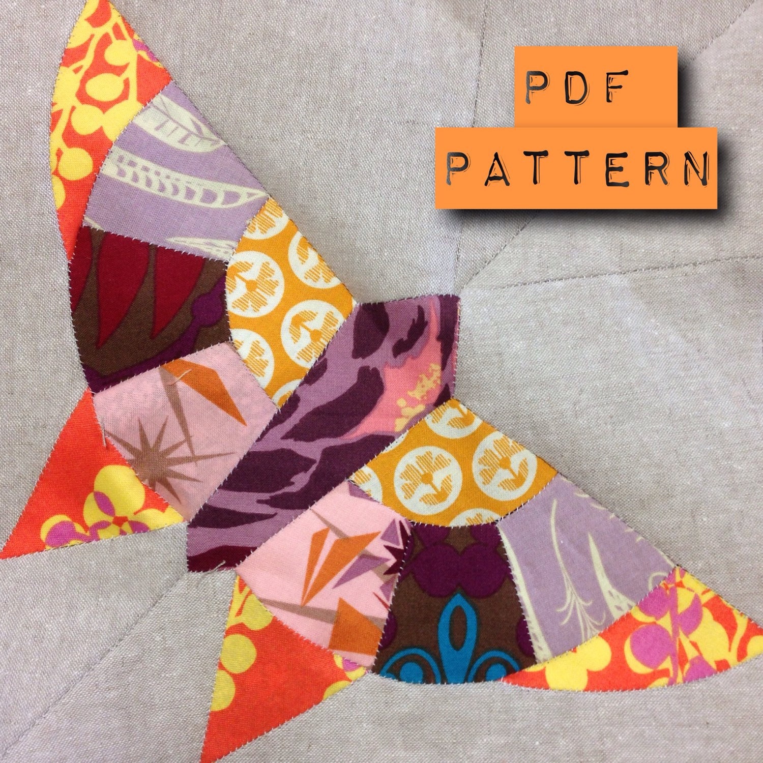 Laura Wheeler Designs BUTTERFLY PDF Quilt Pattern - Etsy