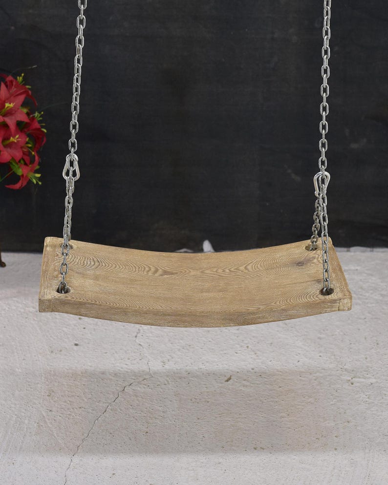 Rustic Reclaimed Wood Swing, Indoor Outdoor Garden Decor - Etsy