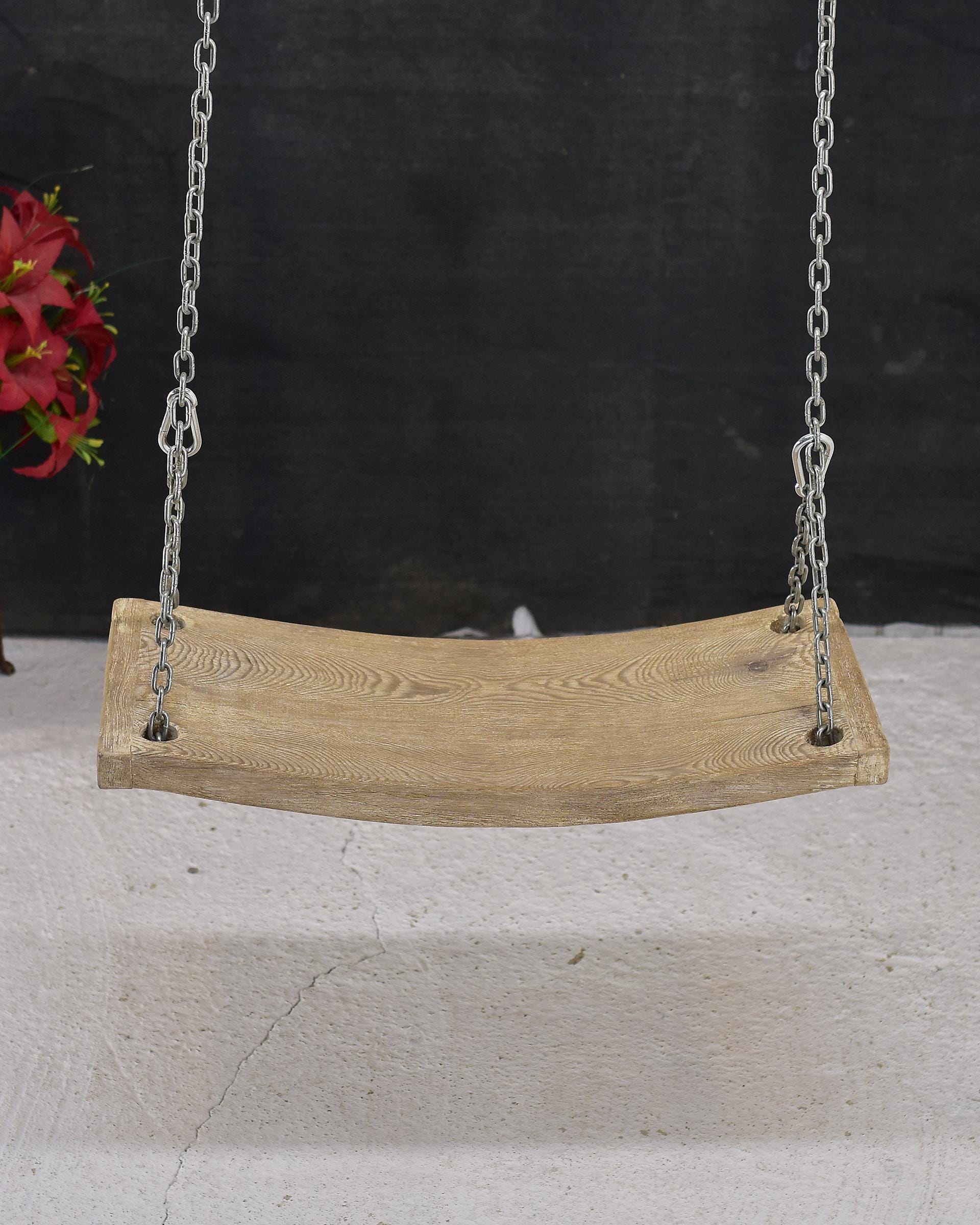 Rustic Reclaimed Wood Swing, Indoor Outdoor Garden Decor - Etsy
