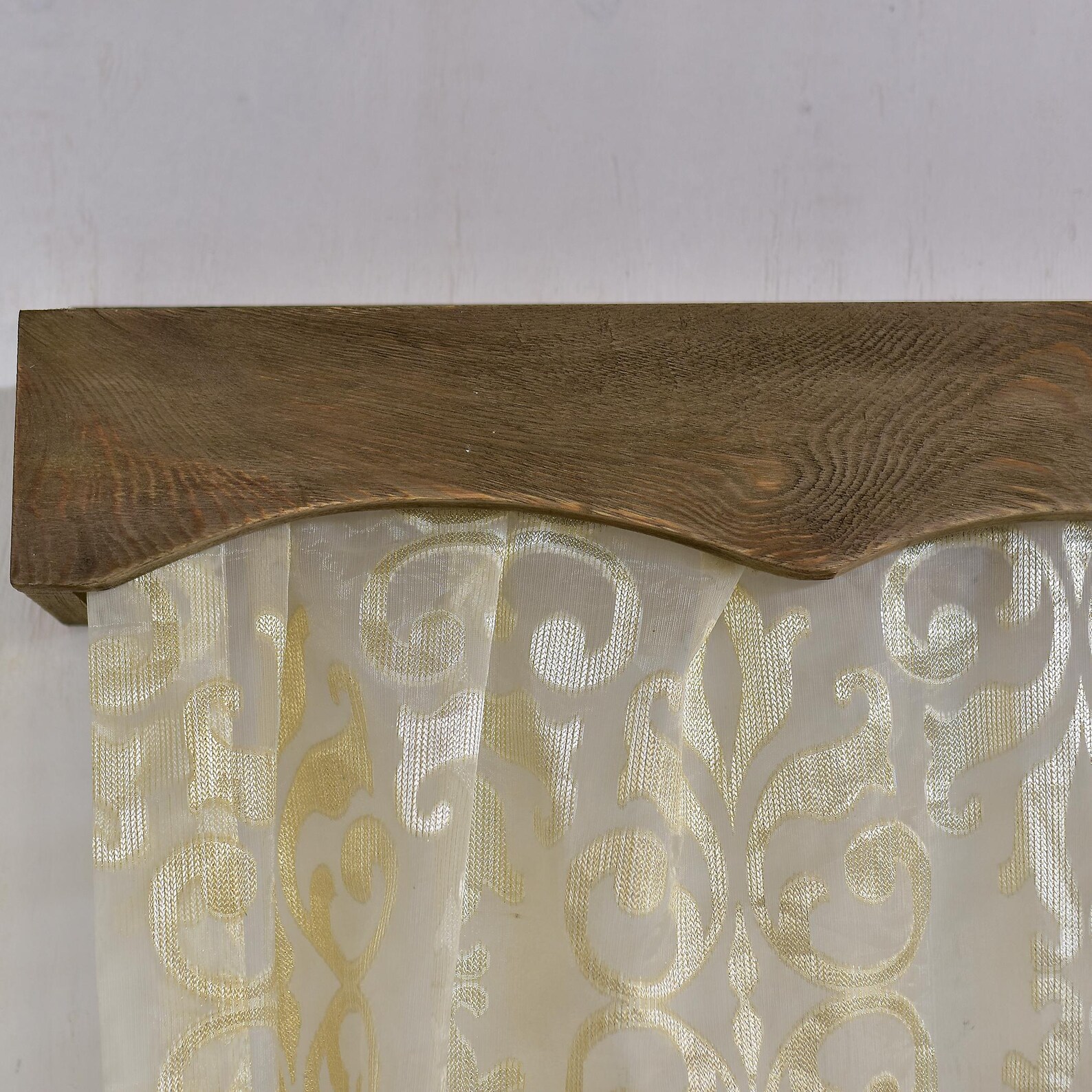 Wooden Curtain Wall Panel Indoor and Outdoor Curtain Rod Farmhouse ...