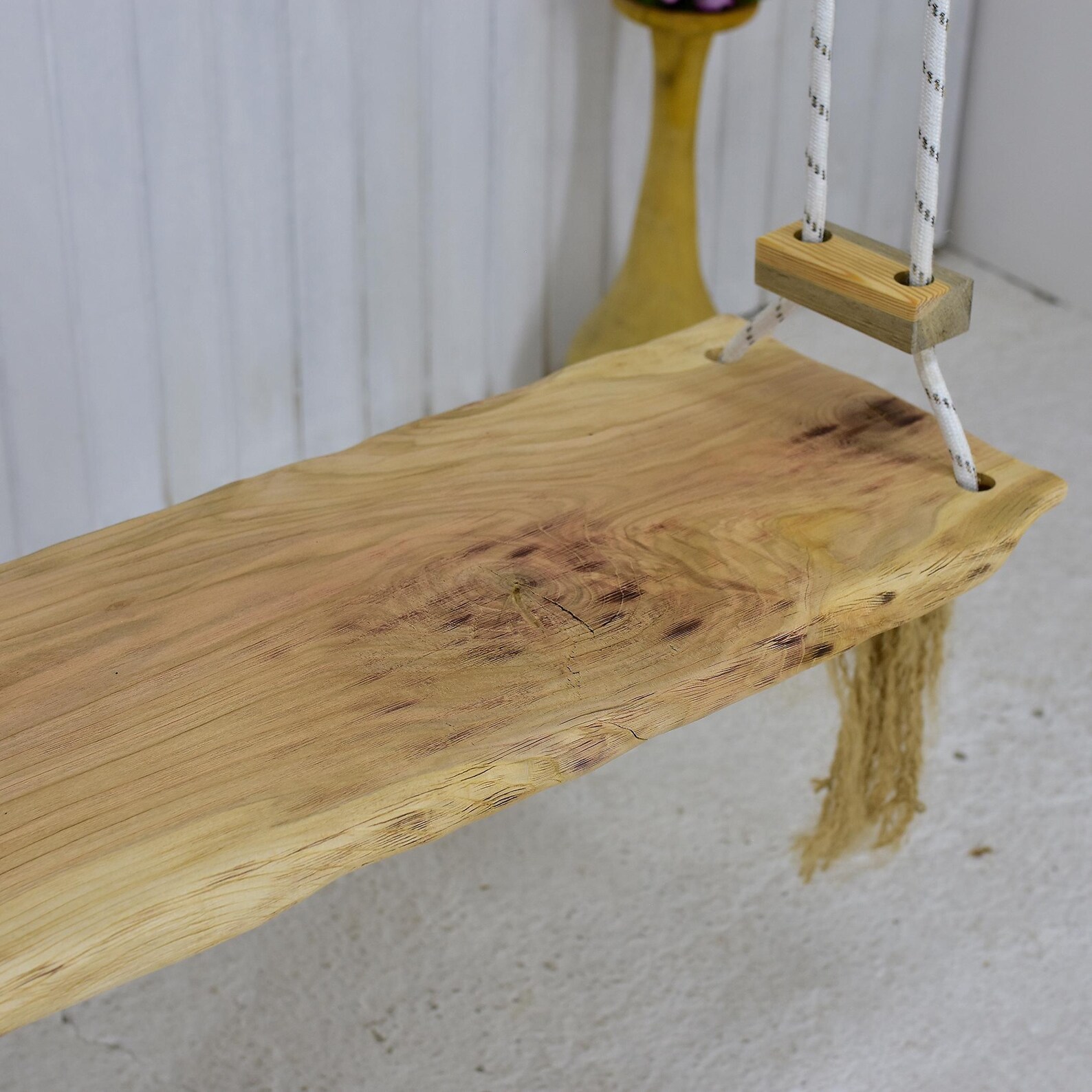 Handmade Rustic Wood Swing, Recycled Solid Wood, Indoor Outdoor - Etsy