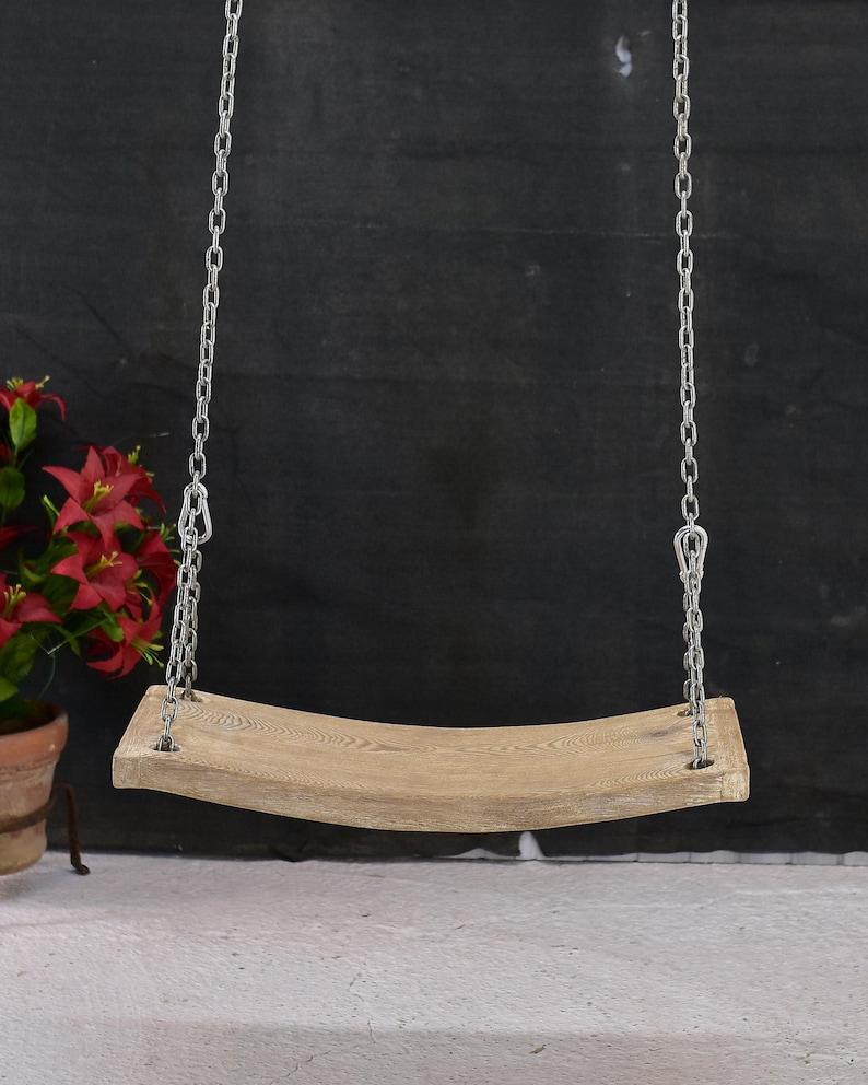 Rustic Reclaimed Wood Swing, Indoor Outdoor Garden Decor - Etsy